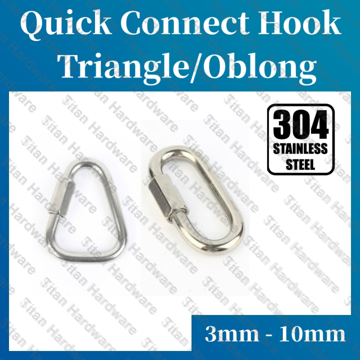Quick Connect Hook（Oblong Shape & triangle Shape） stainless steel 304 ...