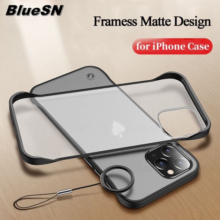 New Design Translucent Frameless Phone Case for IPhone 16 Pro Max 15 Pro 14 Plus 13 Pro 12 Mini ...