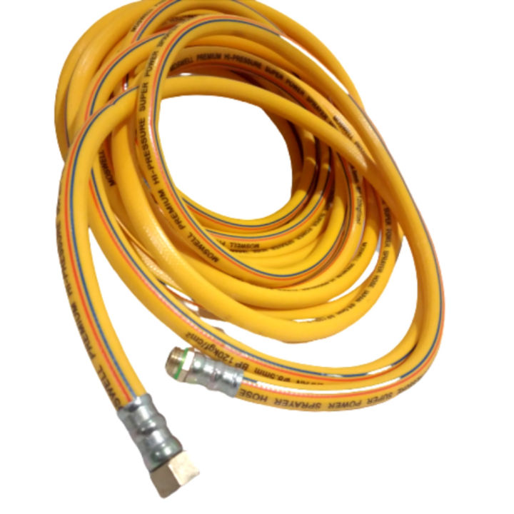 SELANG KOMPRESOR 10M SELANG ANGIN COMPRESSOR HOSE KUNING 120 PSI SELANG ...