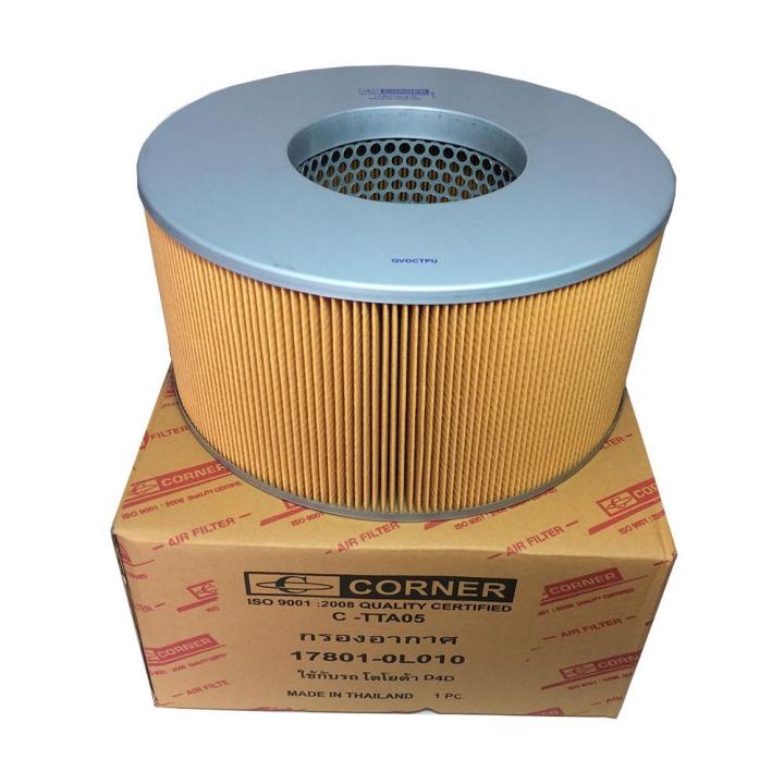 กรองอากาศ Corner Toyota Tiger D4D 2.5&3.0 เครื่อง 1KD&2KD 17801-0L010 ...