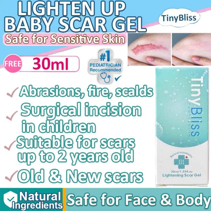TinyBliss Lightening Scar Gel Lightens dark scars Safe and effective ...