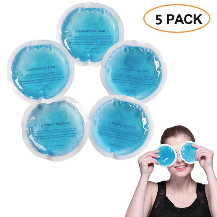Reusable Ice Packs, 5 Pack Small Gel Ice Pack for Injuries, Soft kids ...