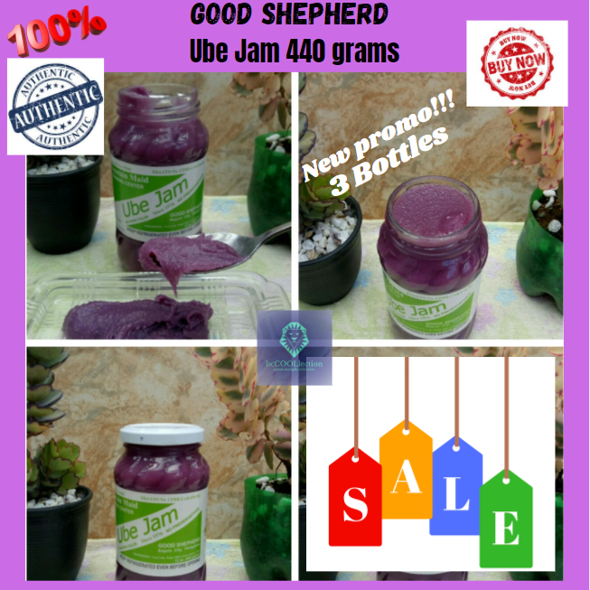 3 pcs Ube Jam Good Shepherd, Baguio Pasalubong, Baguio Delicacies ...