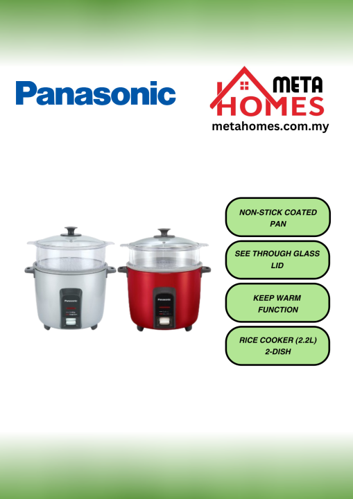 Panasonic 2.2L Rice Cooker SR-Y22FGJLSK (Random Colour) | Lazada