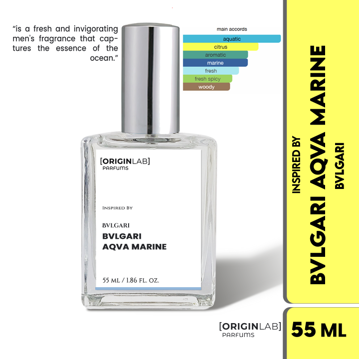 Perfume Men - BUL.GAAR!! - AQUA MARINE inspired - ORIGINLAB parfums 30% ...
