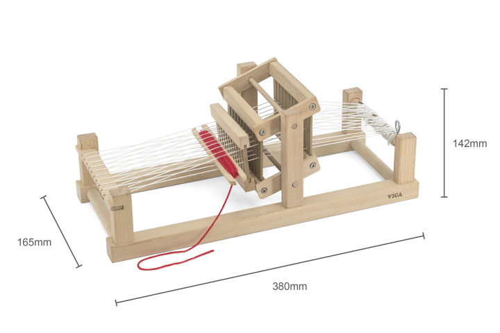 [3 ขวบ+] Weaving Loom ชุดอุปกรณ์ทอผ้าน้อย [จากแบรนด์ Viga] | Lazada.co.th