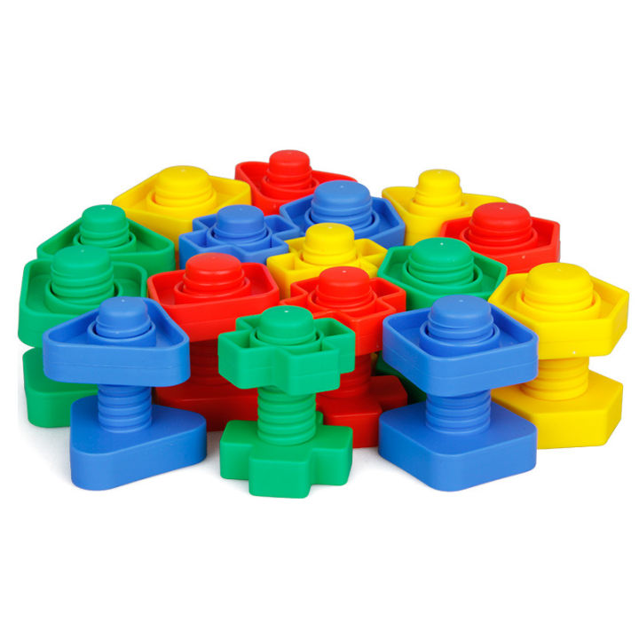 Mainan Edukasi SCREW BUILDING TOYS Tebal, Mainan Bongkar Pasang Baut ...