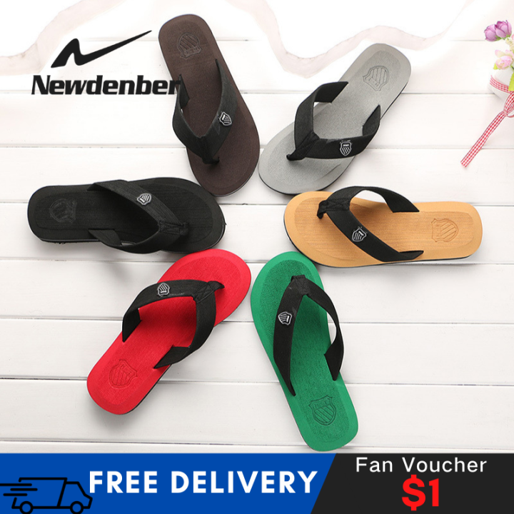 Newdenber Summer Flip Flops For Men Shoes Casual Beach Slippers EVA ...
