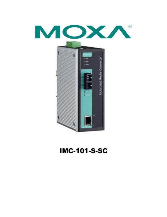 MOXA IMC-101-S-SC | Lazada PH