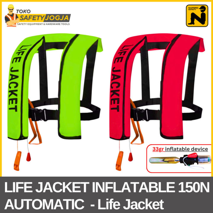 Inflatable Life Jacket Pelampung Automatic CO2 / Life Jacket Otomatis ...