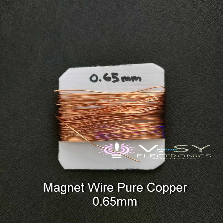 10mt AWG20 0.81mm / AWG22 0.65mm Magnet Magnetic Wire Pure Copper For ...