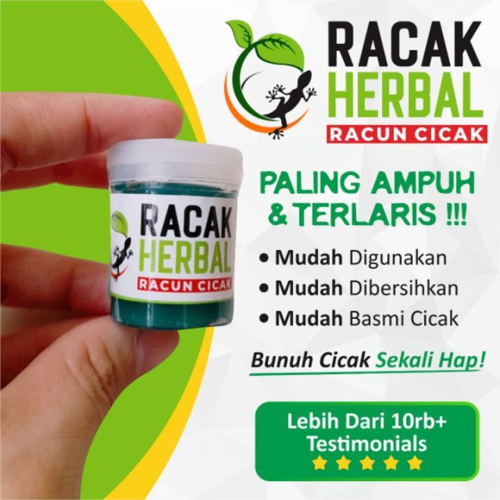 RACUN CICAK HERBAL ORIGINAL PALING AMPUH, PEMBASMI CICAK NO 1 | Lazada ...