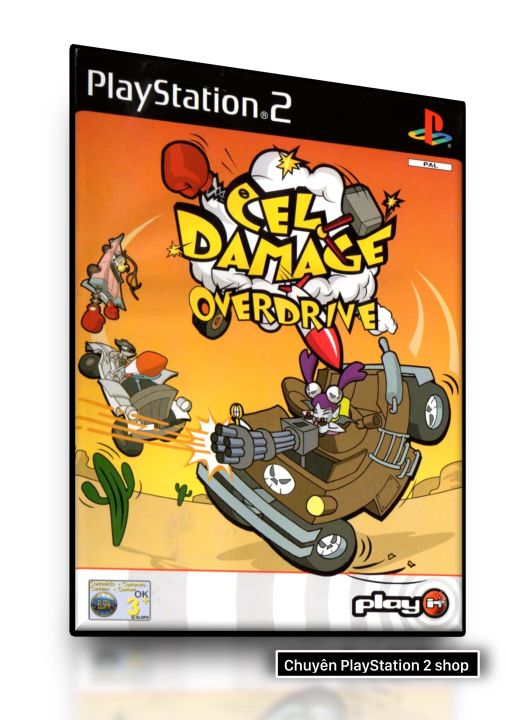 Đĩa game PS2, Cel Damage Overdrive (đua xe bắn sung) cho PS2 | Lazada.vn