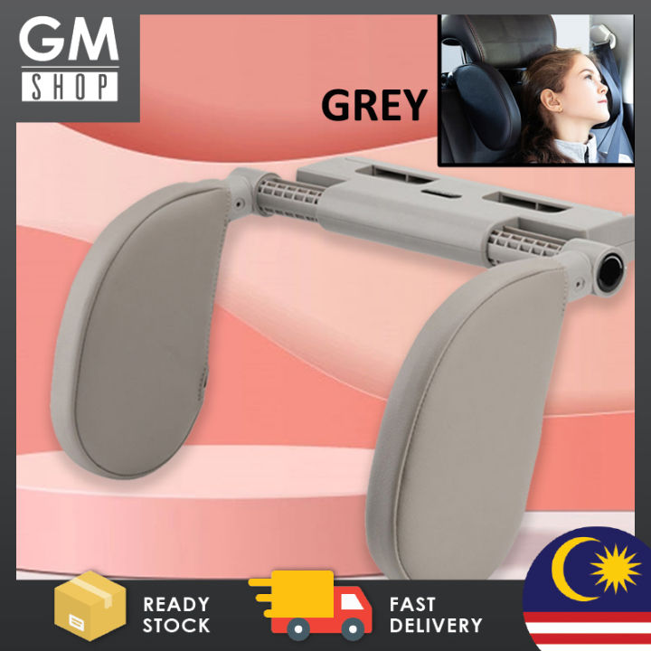 GMshop Adjustable Car Seat Headrest Side Pillow U Shape Travel Neck ...