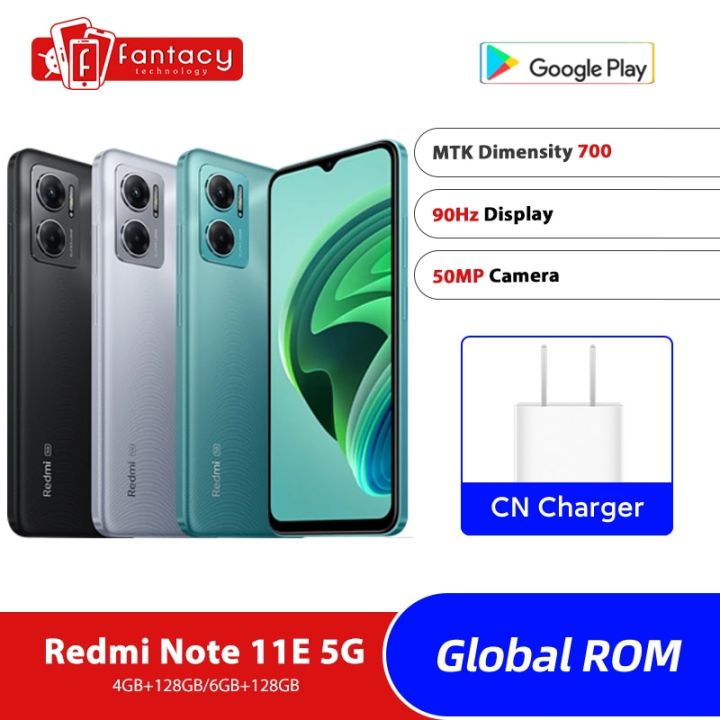 Global ROM Xiaomi Redmi Note 11E 5G 4GB 128GB / 6GB 128GB Smartphone ...