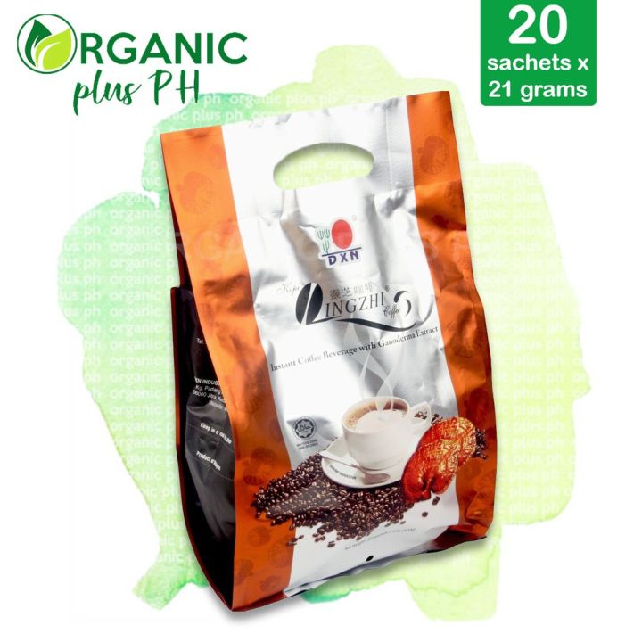 DXN Kopi Lingzhi Coffee 20 sachets Brazilian Coffee beans and Ganoderma ...