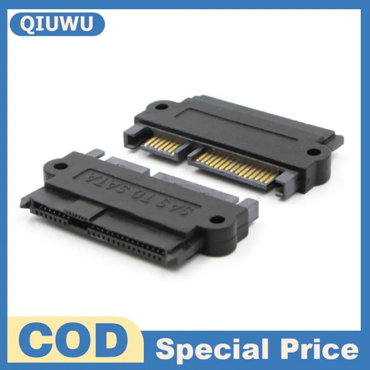 QIUWU For SAS 29 pin Female to SATA 22pin Male Adapter Converter ...