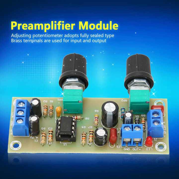 Subwoofer Preamp Board Single Supply Low Pass Filter Board 22Hz-300Hz ...