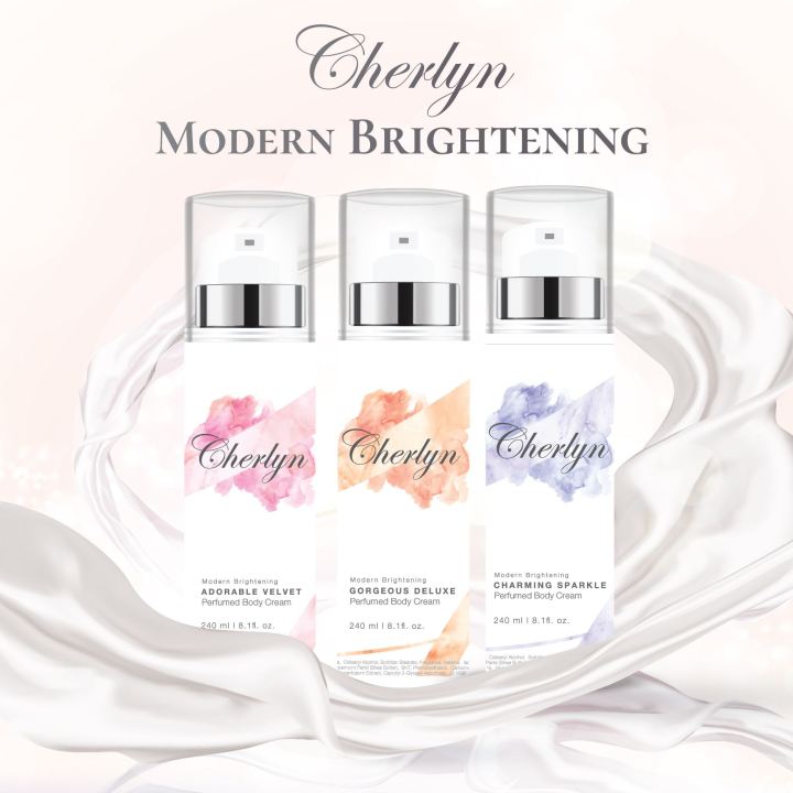 Cherlyn Modern Brightening เชอรีนครีมน้ำหอมบำรุงผิว 3 สูตร ผิวนุ่ม หอม ...