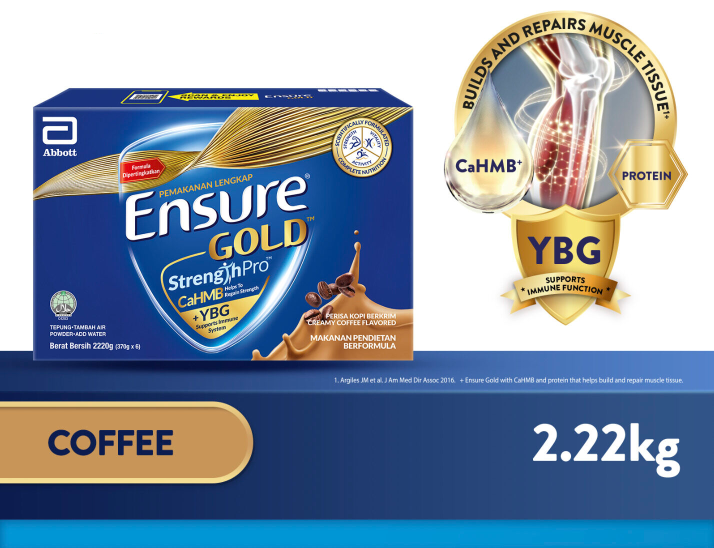 ENSURE GOLD 2.22KG COFFEE/ WHEAT/VANILLA | Lazada