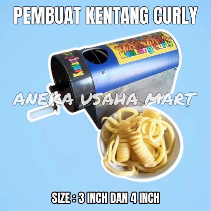 Alat Pemotong Kentang Curly - Kentang Spiral - Mesin Kentang Curly ...