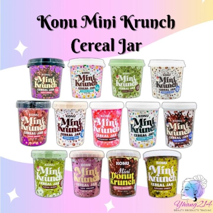 Konu Mini Krunch Cereal Jar 150g, 350g and 240g Pistachio Knafeh ...