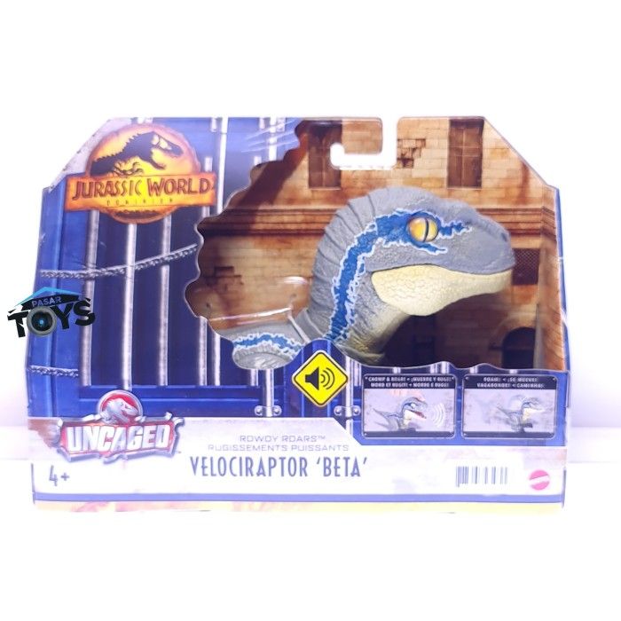 Jurassic World Dominion Uncaged Rowdy Roars Velociraptor Beta Dinosaur