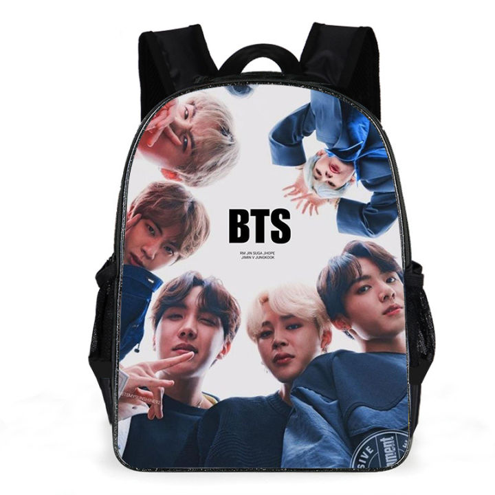 BTS School Bag for Kids Girls Boys Backpack for Kids Primary Students ...