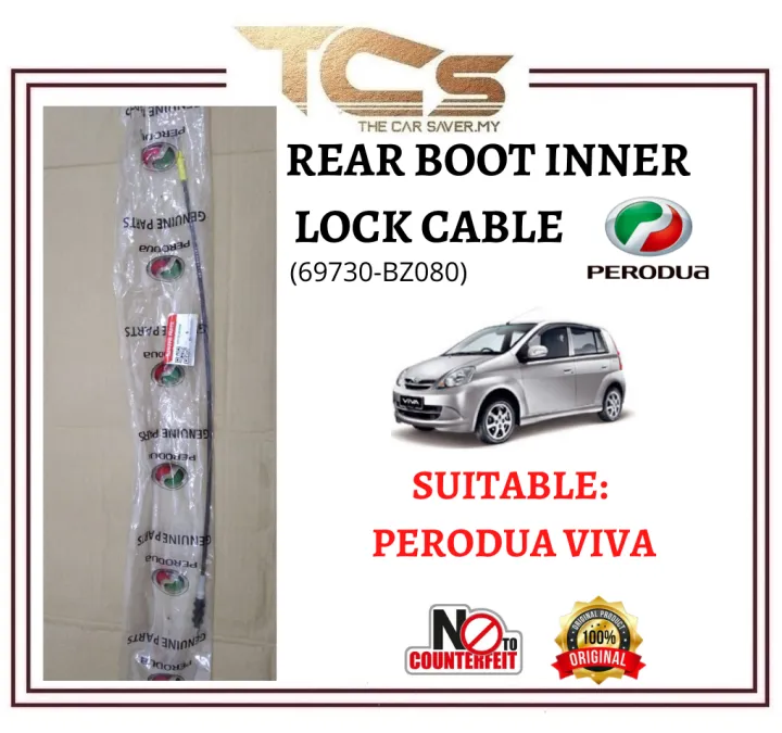 ORIGINAL PERODUA VIVA REAR BOOT INNER LOCK CABLE -69730-BZ080 | Lazada