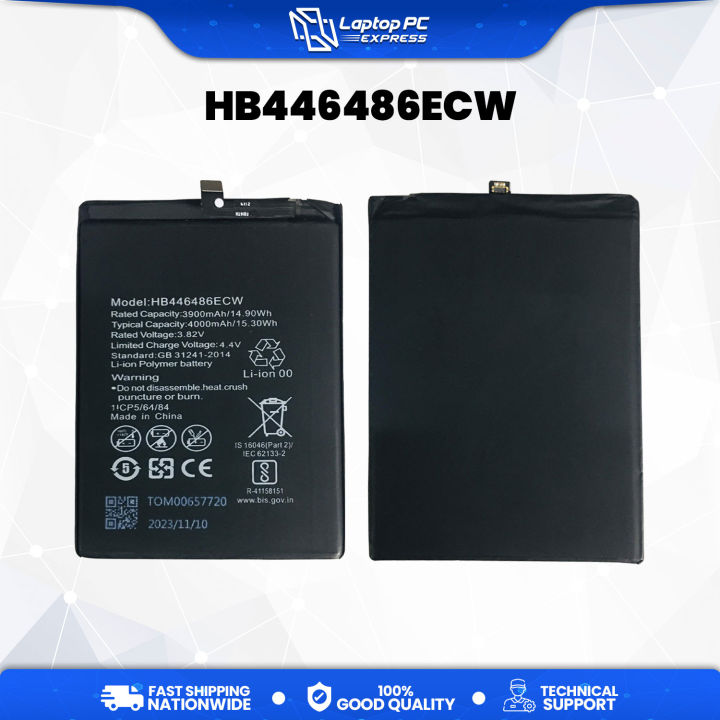 Cellphone Battery HB446486ECW for Huawei Y9 Prime 2019 Released ...