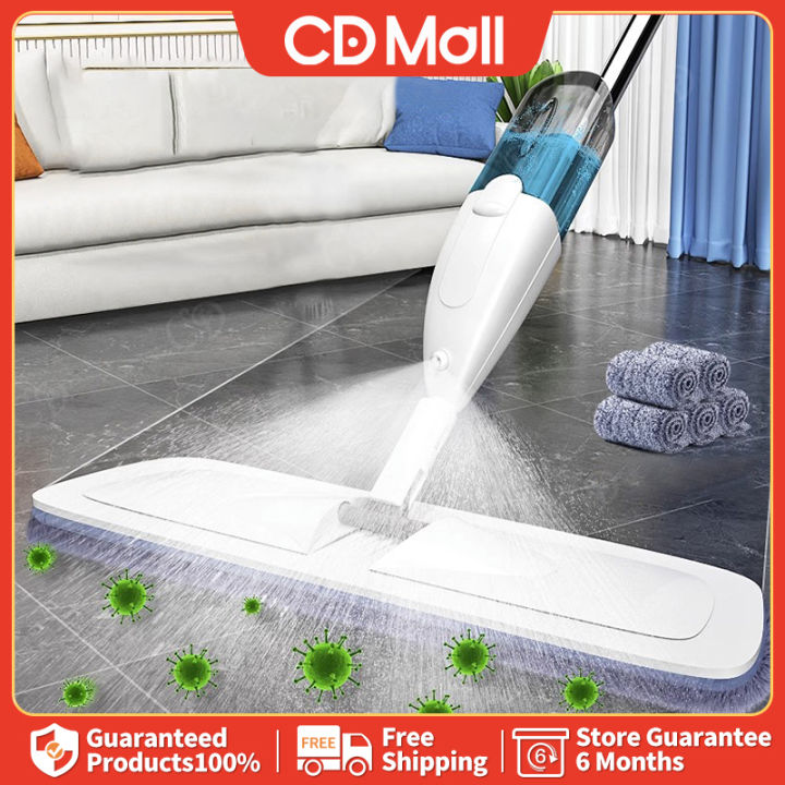 CD Spray Mop for Floor 360 Rotating Flat mop with 350ml Tank Water Spraying Sweeper | Lazada PH