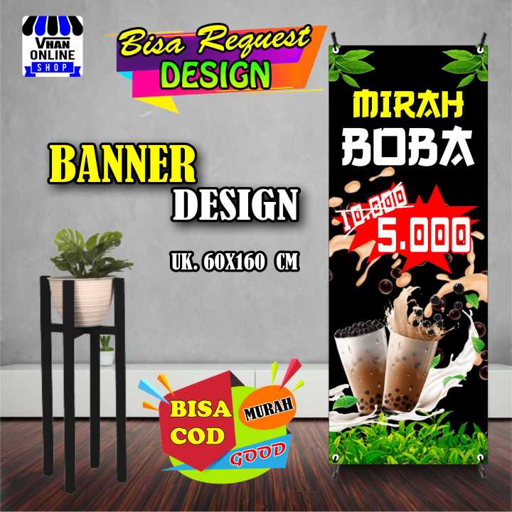 Spanduk Banner Minuman Boba, Minuman Viral Keren Bagus Murah | Lazada ...