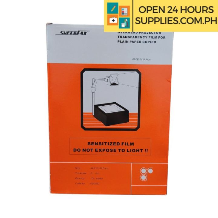Acetate film (Superfax) Overhead Projector Transparency Film ...
