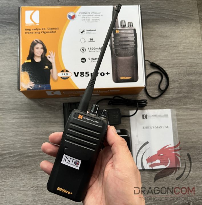 Cignus V-85 Pro+ Dual Band Two Way Radio V85 Pro Plus | Lazada PH