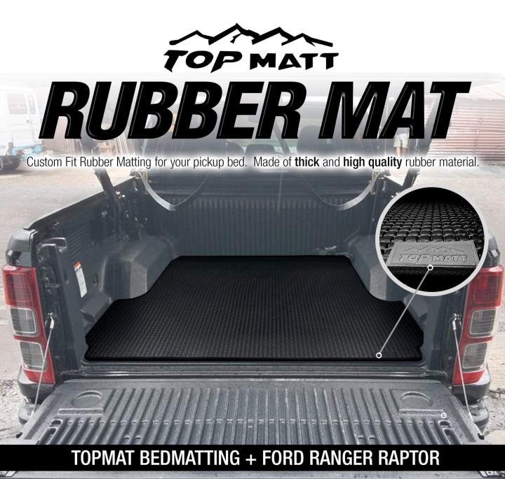 FORD RAPTOR / WILDTRAK (2015-2022) / NEXTGEN 2023| RUBBER MAT / BED ...