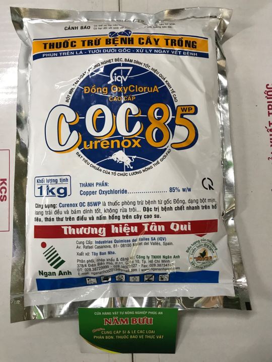 Thuốc trừ bệnh Coc 85 (Cốc 85) 1Kg Đồng OxyClorua Trừ Thán thư, chết ...