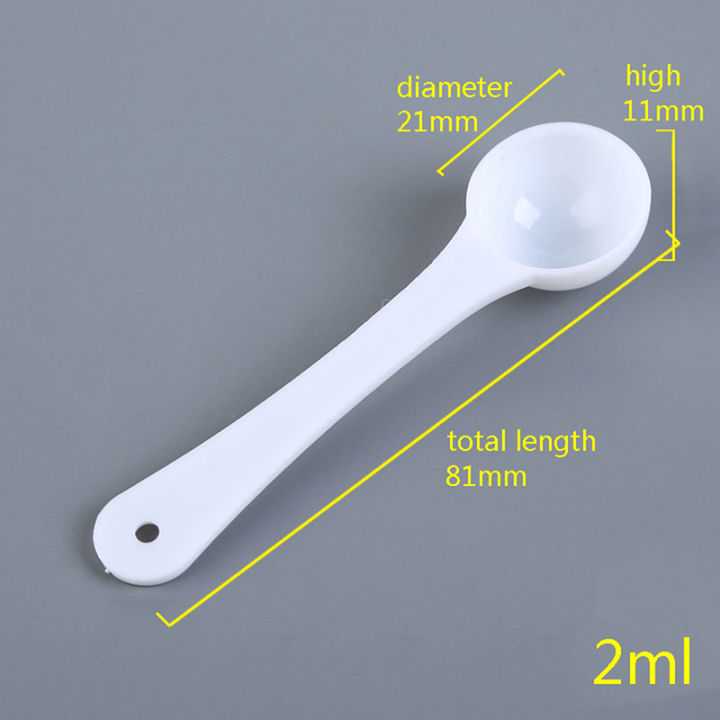 Lemary 10Pcs 1g 3g 5g 10g Measuring Plastic Scoop Measuring Spoons Milk ...