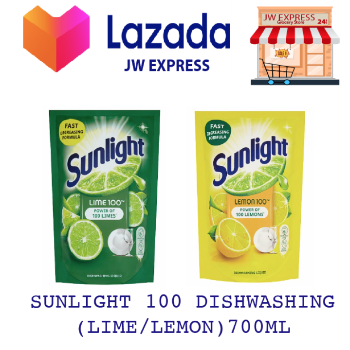 Sunlight Lime 100 Dishwashing Liquid Refill 700ml | Lazada