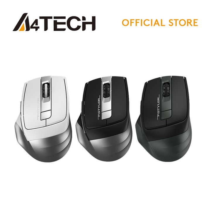 A4Tech FB35 Fstyler 2.4GHz Bluetooth Wireless Mouse | Lazada PH