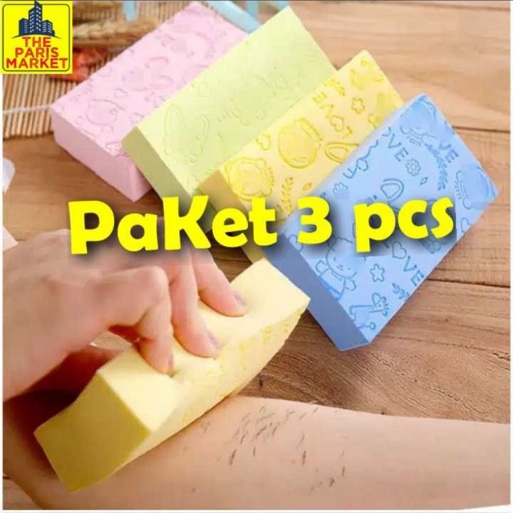 Spon Mandi Spon Korea (3pc) Spon Pembersih Badan Harga Grosir | Lazada ...