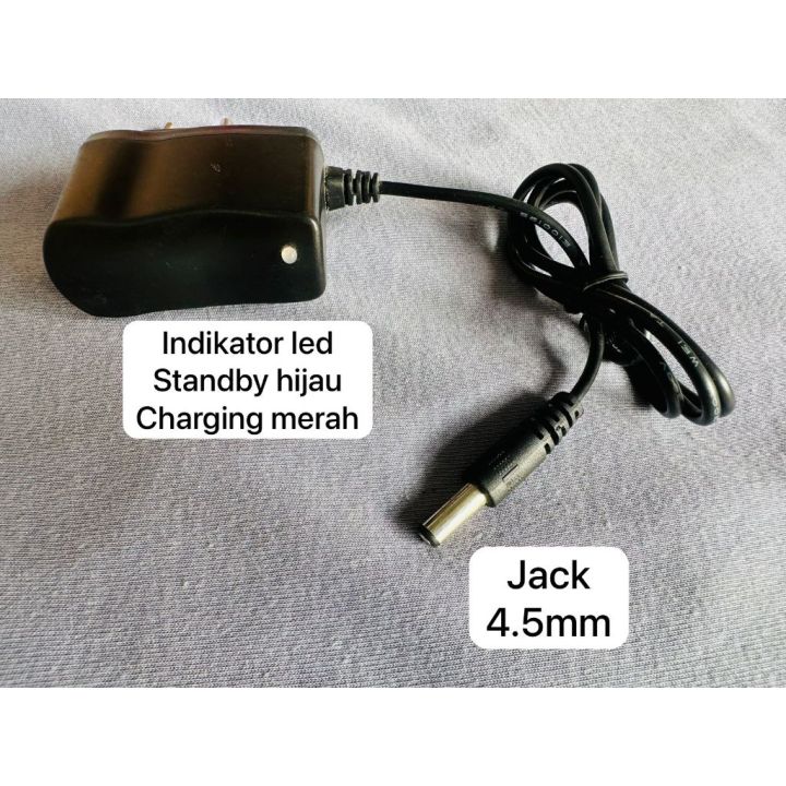 CHARGER ADAPTOR 42V 05A 5A JACK BESAR 45MM DENGAN LED INDIKATOR ADAPTOR ...