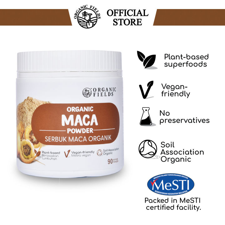 ORGANIC FIELDS Organic Maca Powder 180gm | Lazada