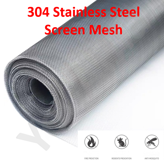 [Local Seller / In Stock] 304 Stainless Steel Wire Screen Mesh | Lazada ...