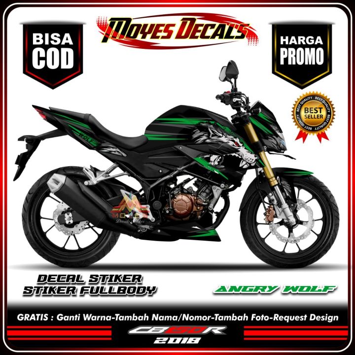 Decal Sticker Full Body - Decal Stiker Honda CB 150 R Motif Srigala ...