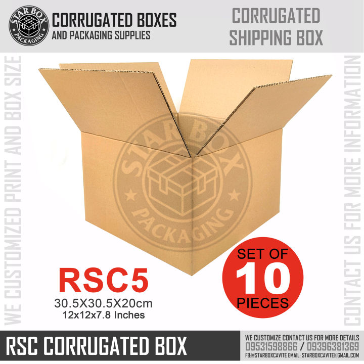 Starbox Brown Kraft Corrugated RSC Boxes Shipping Box Packaging Box ...