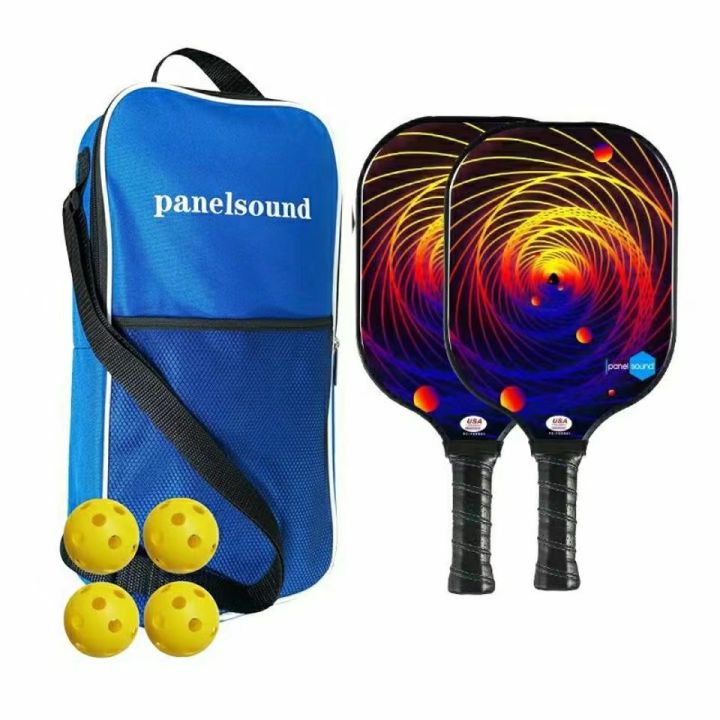 Pickleball Paddles, USAPA Approved Graphite Carbon Fiber/Fiberglass ...
