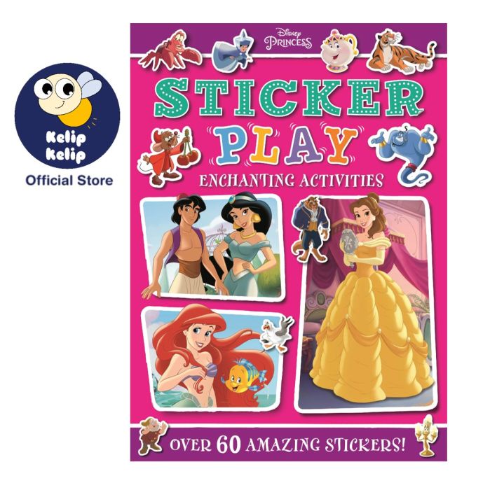 Disney Princess Sticker Play Activity Book With 60 Stickers ...