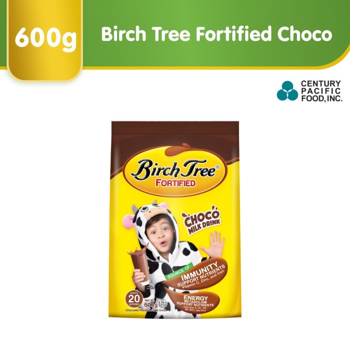 Birch Tree Fortified Choco Powdered Milk 600g - Rich and Creamy ...