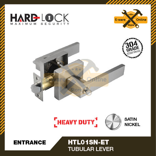 Hard Lock HTL01 Stainless Steel 6 Pins Heavy Duty Tubular Lever Door ...