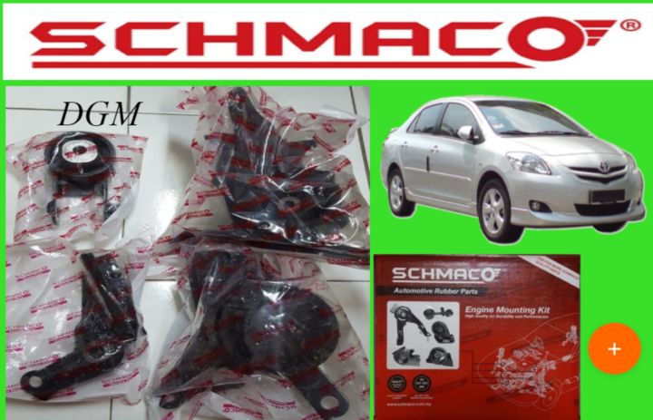 Schmaco Toyota Vios NCP93 2008-2012Y Auto Engine Mounting Kit Set ...
